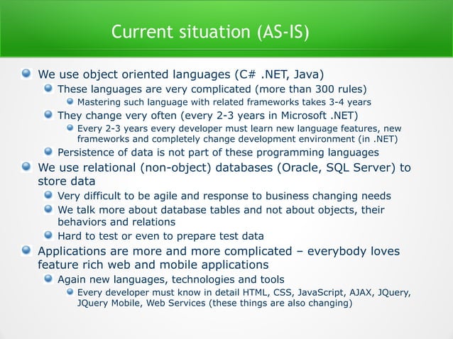 Agile Development with Smalltalk - Long | PPT