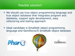 Agile Development with Smalltalk - Long | PPT