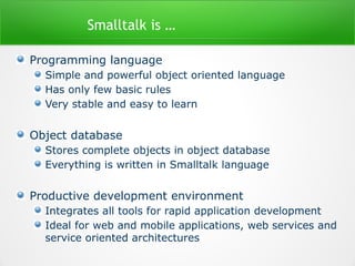 Agile Development with Smalltalk - Long | PDF