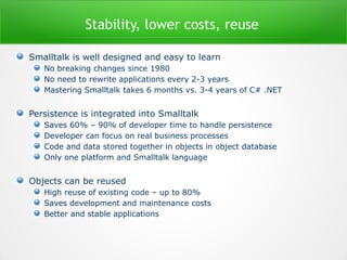 Agile Development with Smalltalk - Short | PPT