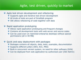 Agile Development with Smalltalk - Short | PPT