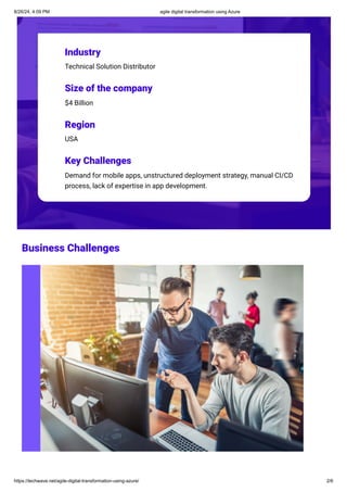 agile digital transformation using Azure.pdf