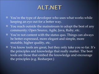 ALTNET | PPT