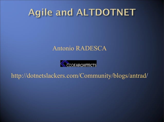 ALTNET | PPT