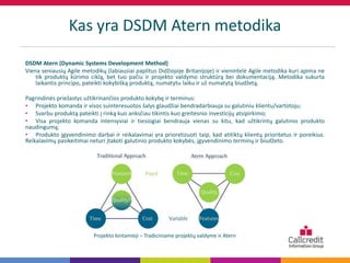 Agile dsdm atern projeku valdymo metodika | PPTX