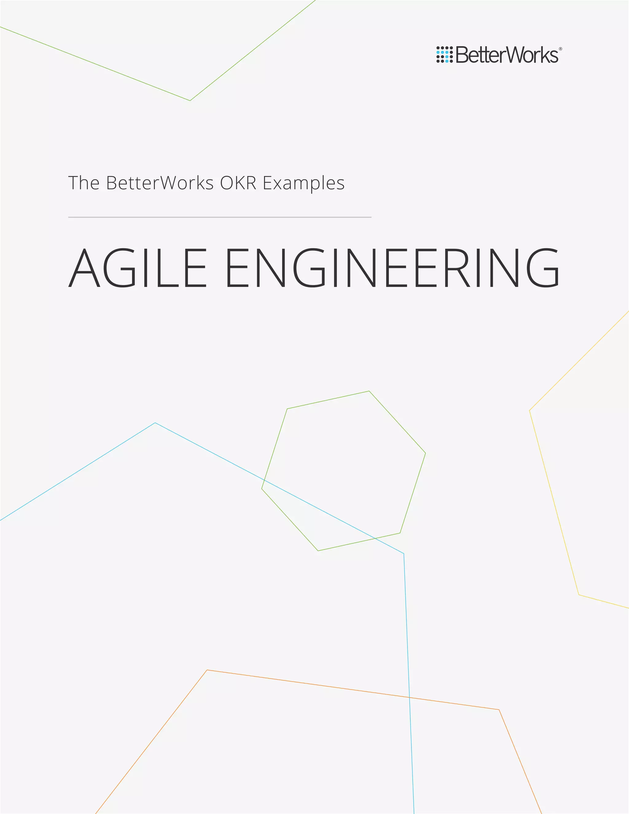 Goal Examples for Agile Engineering | PDF | Resume Writing and Advice ...