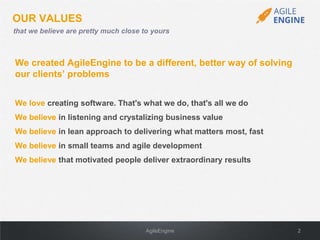 Agile engine talent on demand | PPT