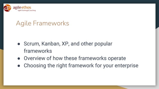 Agile Enterprise Software Development | PPT