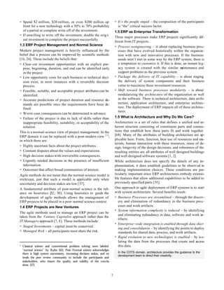 Agile Project Management for ERP Projects | PDF