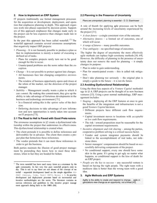 Agile Project Management for ERP Projects | PDF