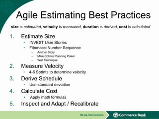 Agile estimating 12112013 - Agile KC Dec 2013 | PPT