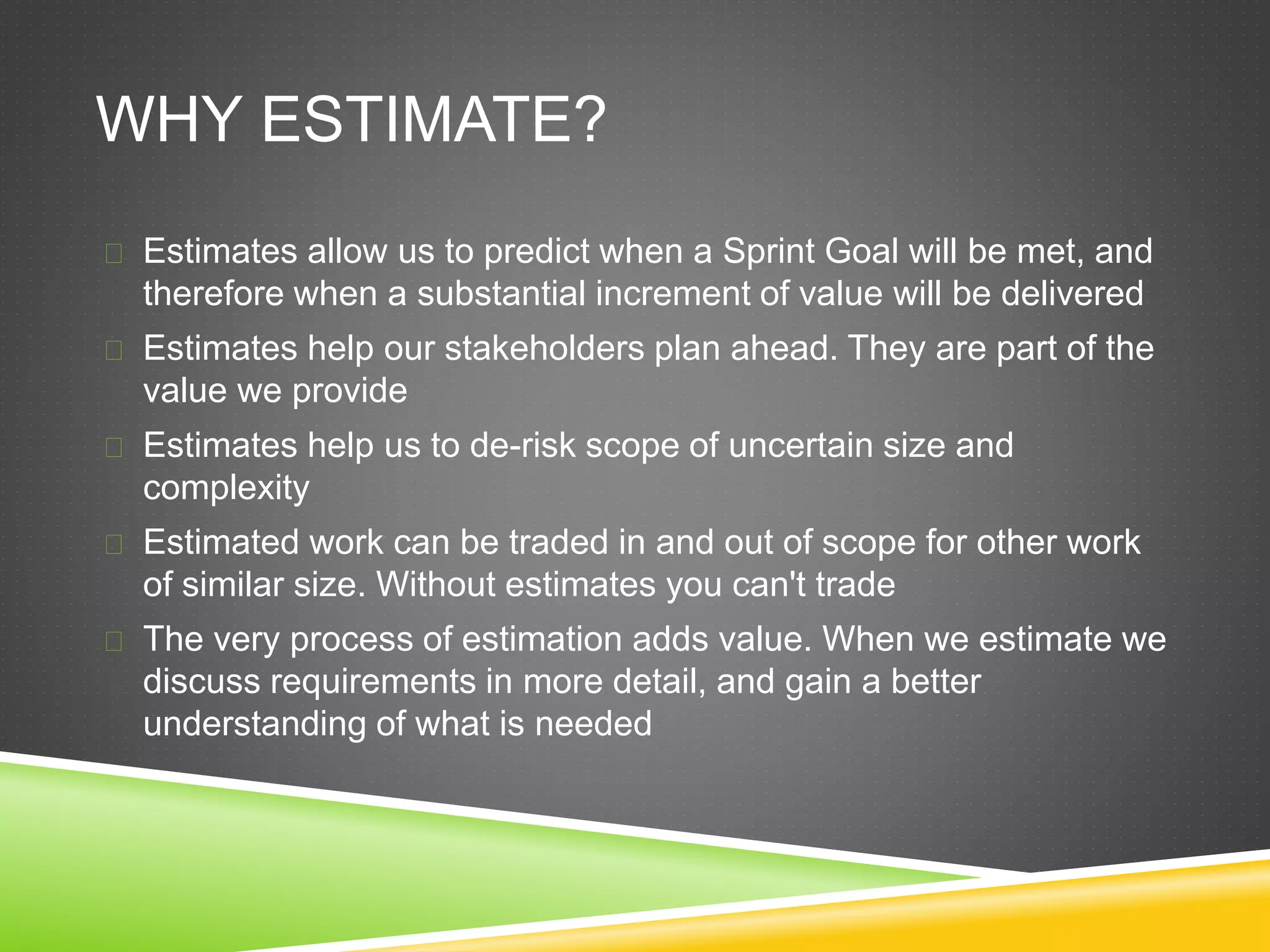 Agile Estimation & Capacity Planning | PPTX