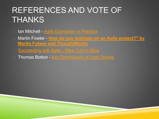 Agile Estimation & Capacity Planning | PPTX