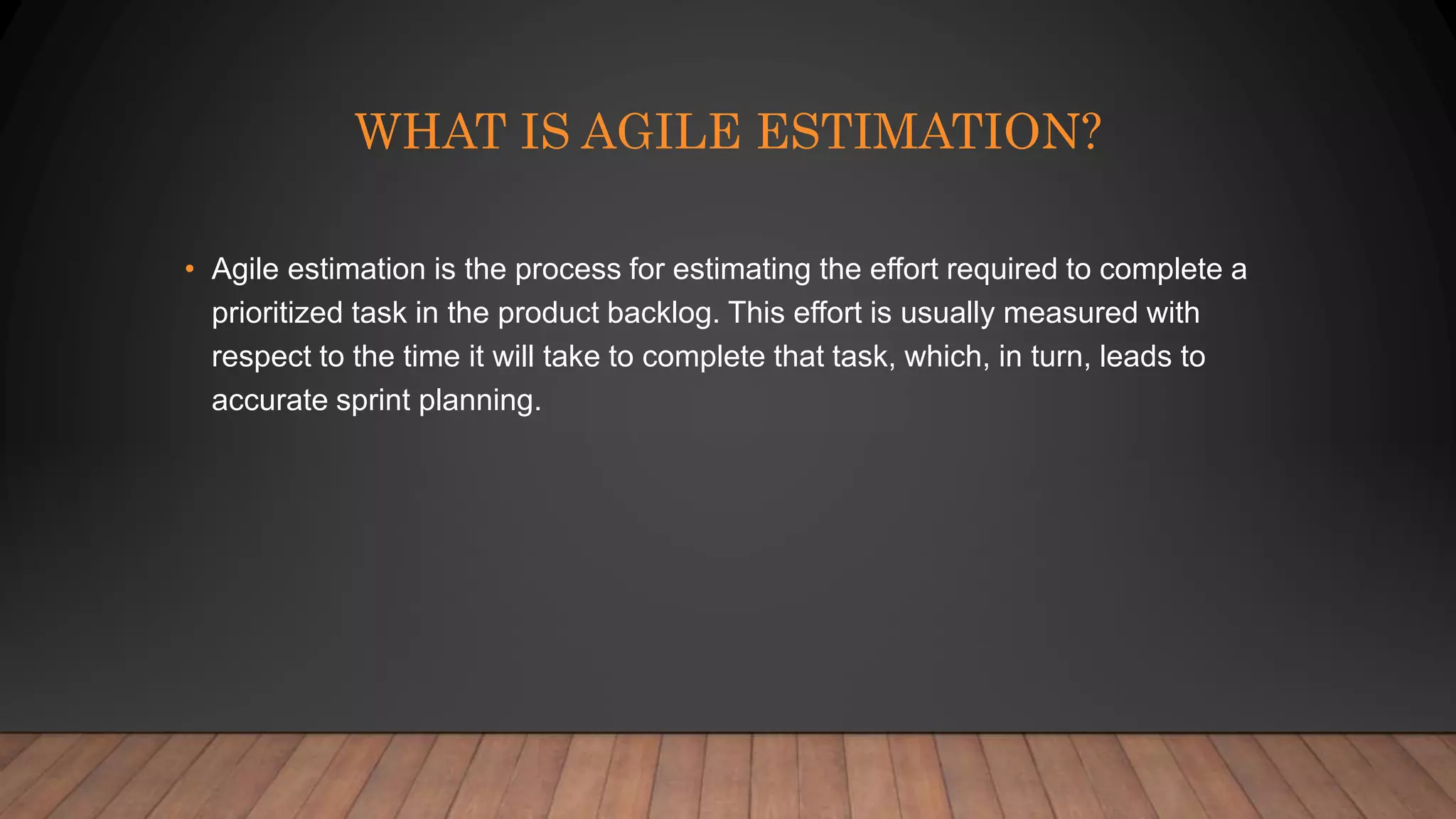 Agile Estimation Techniques.pptx | Operating Systems | Computer Software and Applications