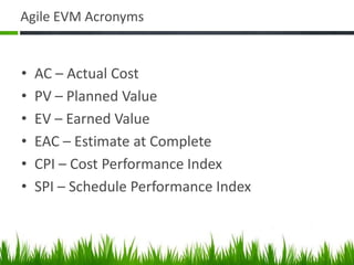 Agile EVM | PPT