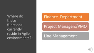 Agile Finance for Project Success | PPTX | Logistics | Business