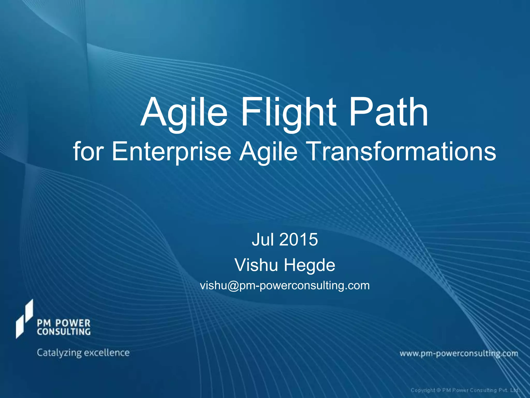 Agile Flight Path | PPTX