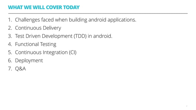 Agile Methodologies For Android Development: How Continuous Delivery ...