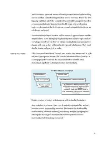 Managing business change projects with Agile | PDF