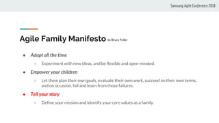 Agile For Life : Becoming Agile Family | PPTX