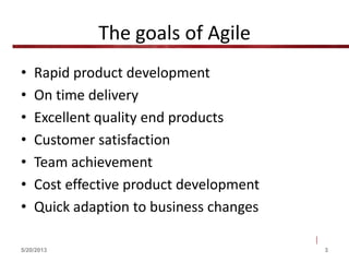 Agile framework | PPTX | Business | Business and Finance