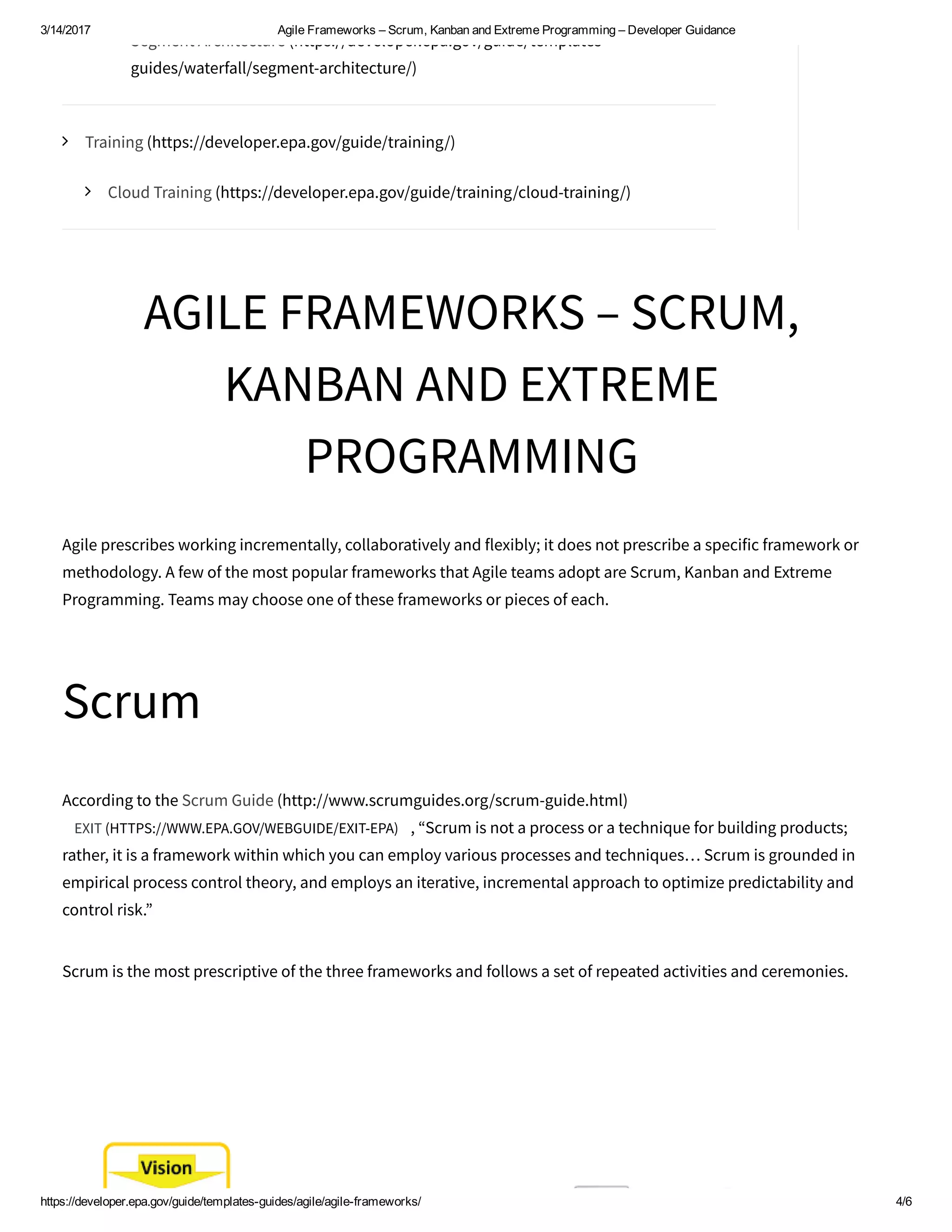Agile frameworks – scrum, kanban and extreme programming – developer ...