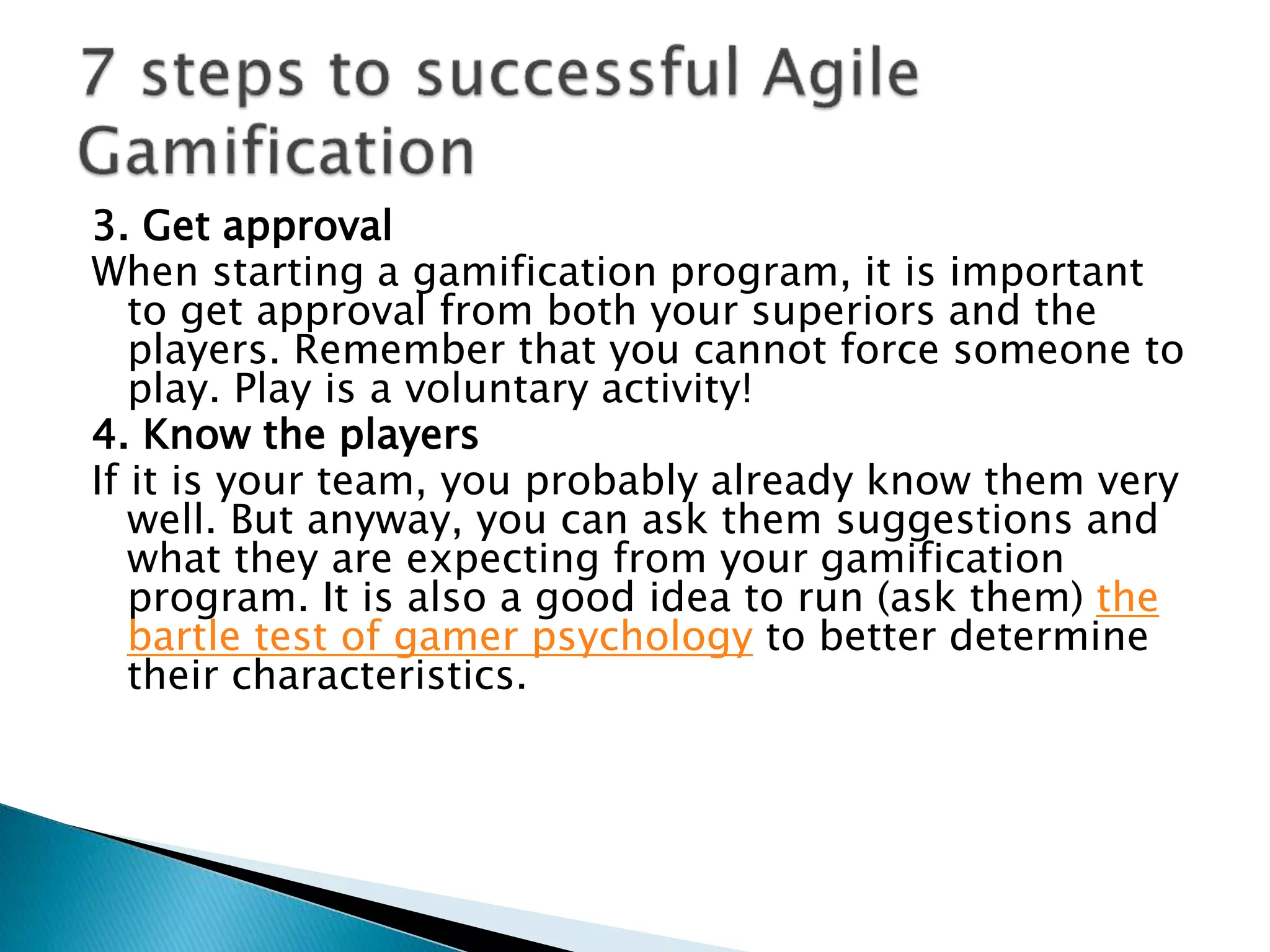Agile gamification | PPTX