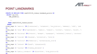 Landmark-based instructions for pedestrian navigation systems using OSM ...