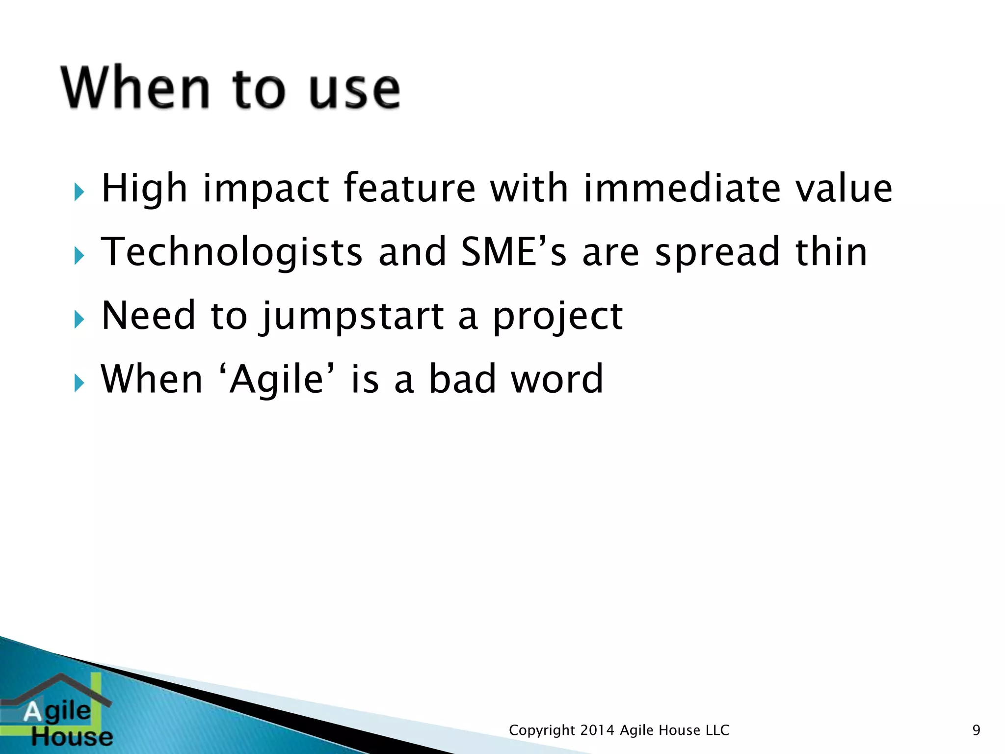 Agile house flash build | PPSX