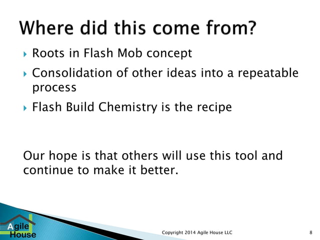 Agile house flash build | PPT