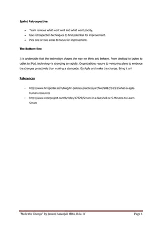 Agile HR management | PDF