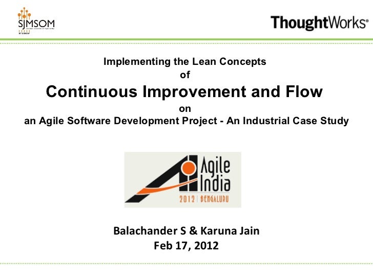 Continuous Improvement & Flow