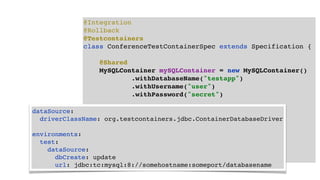 Take Control of your Integration Testing with TestContainers | PDF ...
