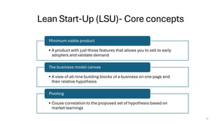 Agile Innovation- Lean start up- Business Model Canvas | PDF