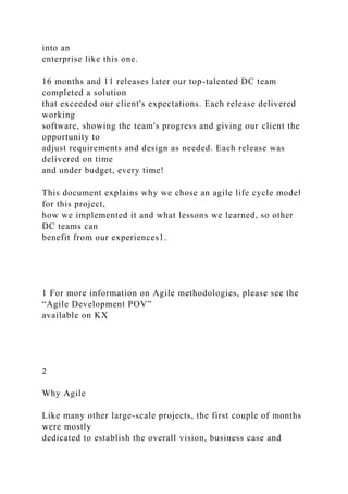 Agile in Practice An Agile Success Story February 2.docx