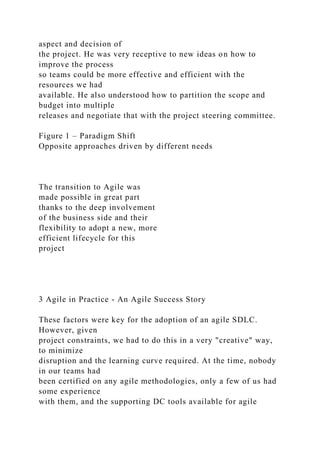 Agile in Practice An Agile Success Story February 2.docx