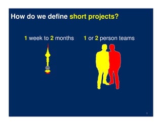 Agile in short projects | PDF