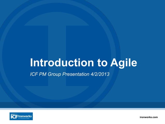 Agile Introduction | PPT