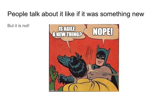 Agile is Dead :: Aginext London 2018 | PPT