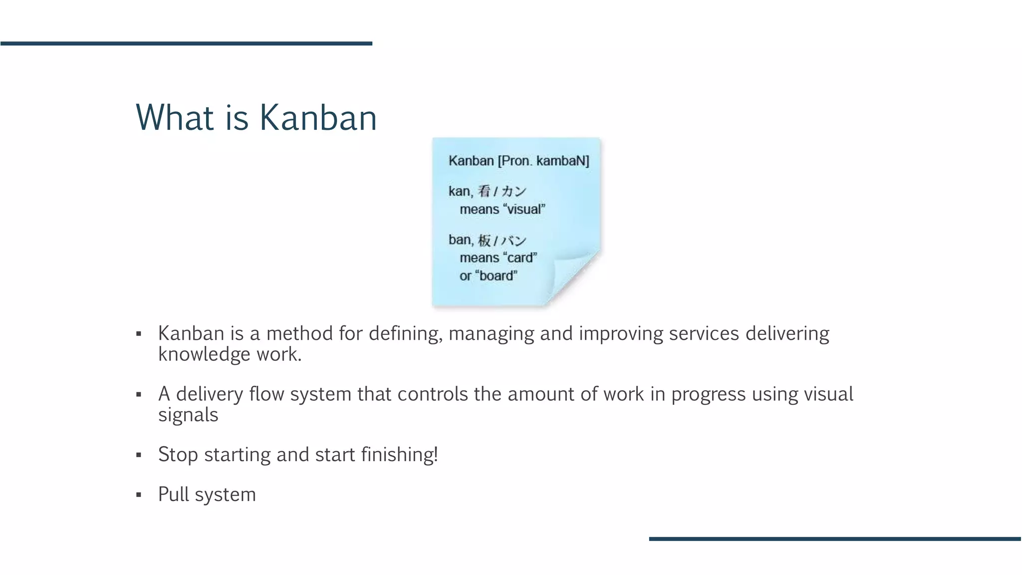Agile kanban overview | PPT