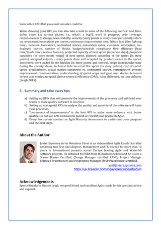 Agile KPIs vs. Traditional KPIs – A mind shift | PDF