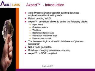 Axpert™ from Agile Labs, Bangalore, India | PPSX