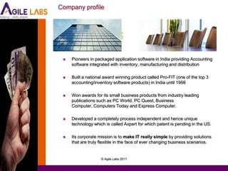 Axpert™ from Agile Labs, Bangalore, India | PPSX