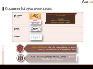 Agile labs - makers of Axpert™ | PPTX | Computer Software and Applications | Computing