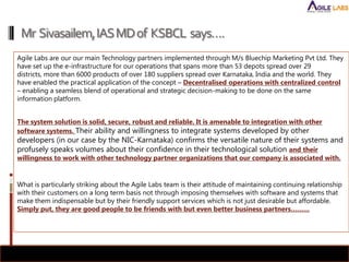 Agile labs - makers of Axpert™ | PPTX | Computer Software and Applications | Computing