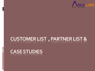 Agile labs - makers of Axpert™ | PPTX | Computer Software and Applications | Computing