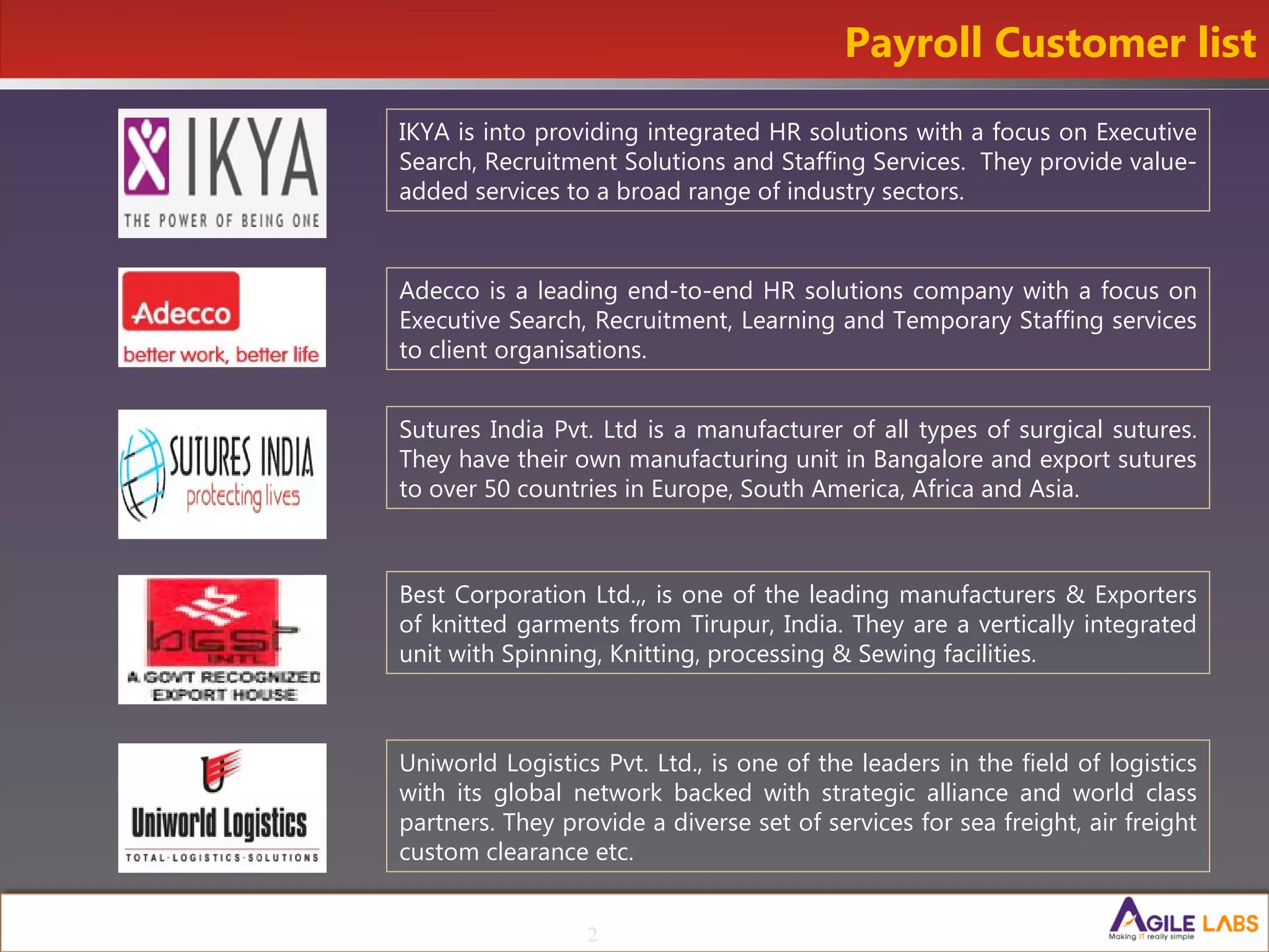 Agile Labs Payroll Presentation 18nov10 Ppt