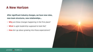 Jesse Fewell: Developing Agile Leadership - Daily Practices for Becoming a More Effective Agile ...