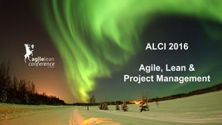 Agile Lean Conference 2016 - Simone Onofri & Claudia Spagnuolo - Agile, Lean e project ...