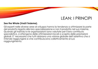 Agile e Lean in sintesi | PPT